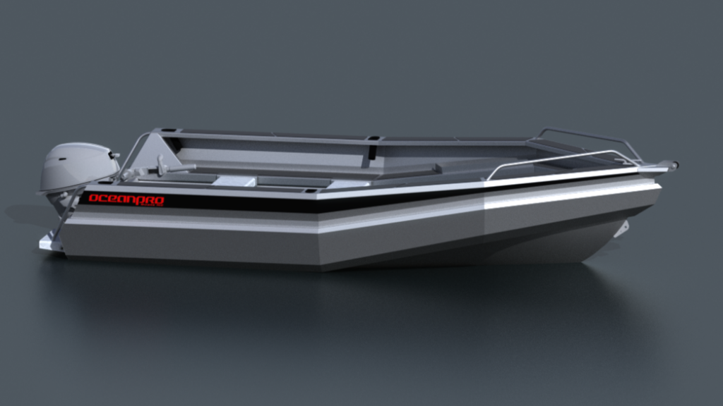 Oceanpro 420 Tiller NZ‑Built Aluminium Pontoon Boat - Oceanpro Boats